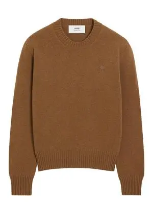 Ami De Coeur Crew Neck Sweater - Brown