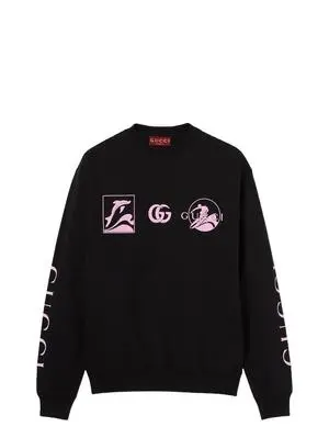 GUCCI Gucci Printed Cotton Sweatshirt