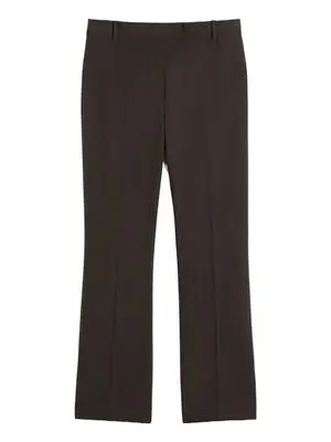 Max Mara Tailored High-waisted Slim Trousers - Medium Gray