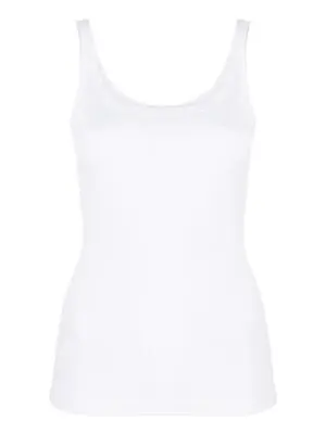 Dolce & Gabbana Dolce & Gabbana Crewneck Tank Top With Logo Patch No