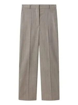 Stella McCartney Pinstripe Tailored Trousers - Grey