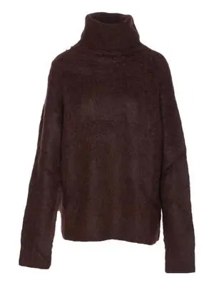 UMA WANG Turtleneck Sweater - Black