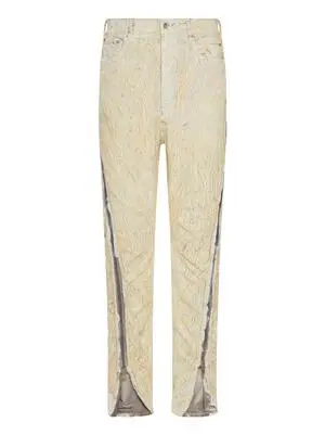 Rick Owens Bolan Banana Zip-hem Pants - Nude