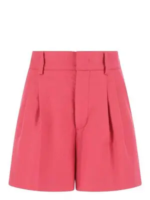 Red Valentino High-waisted Tailored Shorts - Red