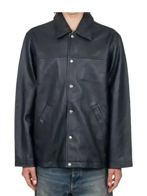 SUNFLOWER Leather Jacket - Black