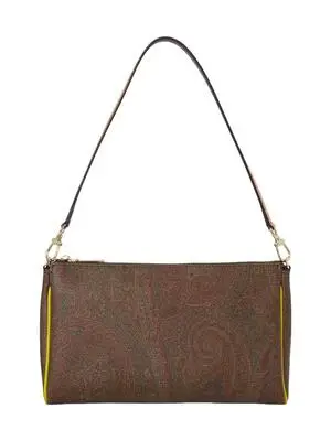 Etro Paisley Print Mini Clutch Bag - Brown