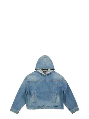 BALENCIAGA Balenciaga Oversized Hooded Denim Jacket
