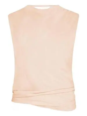 Sportmax Sleeveless Crewneck Top - Nude