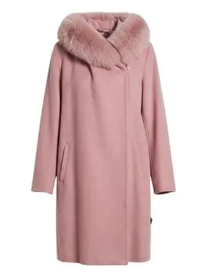 MAX MARA Max Mara Long Hooded Coat With Waist Straps