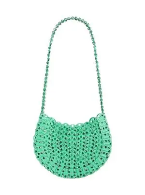 Rabanne Moon 1969 Disc Shoulder Bag - Green