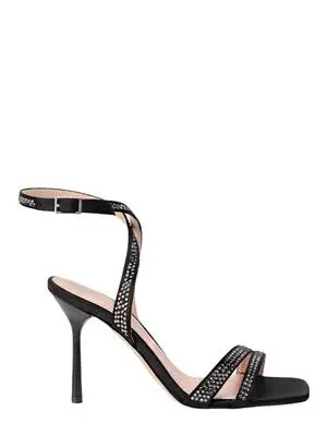 Liu Jo Leonie Hanne X Camellia Embellished Sandals - Black