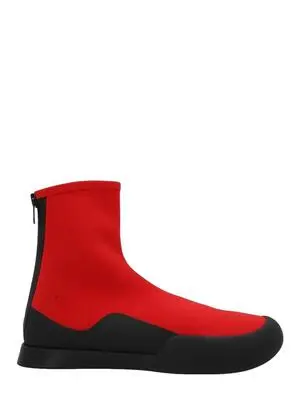 THE ROW Zip-up Ankle Boots - Red
