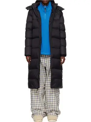 The North Face Long Hooded Down Jacket - Tnf Black