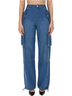 MOSCHINO Moschino Belted Cargo Jeans