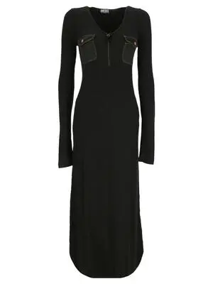 DIESEL® Diesel D-Bordy Long Panelled Dress