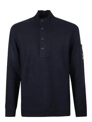 C.P. COMPANY C.P. Company Felted Half Button Jumper