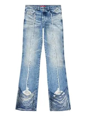 DIESEL® D-buck Bootcut Jeans - Medium Blue