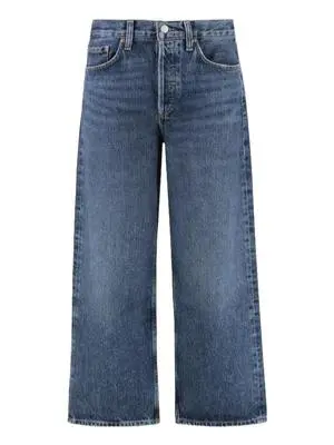 AGOLDE Wide Leg Denim Trousers - Blue