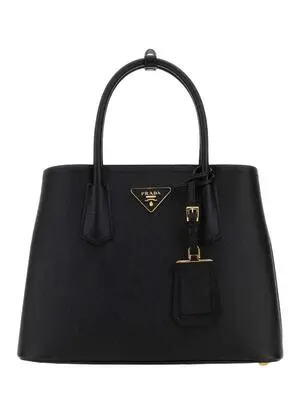 Prada Logo Handbag - Black