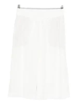 Brunello Cucinelli Elasticated Waist Knee-length Shorts - White