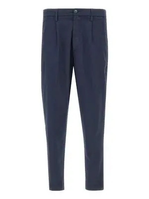 RE-HASH Jogger Style Pants With Button Details - Black