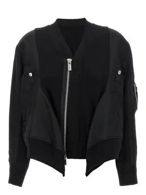 SACAI Sacai Cotton-Blend Bomber Jacket