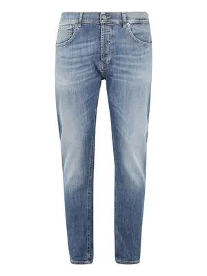 DONDUP Belt Ring Denim Trousers - Blue