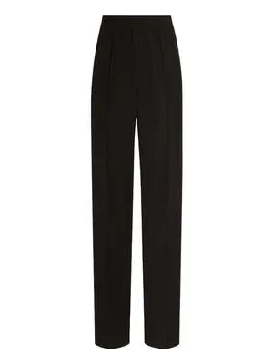 Dolce & Gabbana Dolce & Gabbana High-Waisted Tailored Trousers Brown