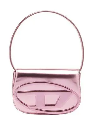 DIESEL® 1 Dr Cracked Shoulder Bag - Pink