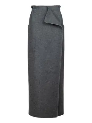 Max Mara Messina Maxi Skirt - Gray