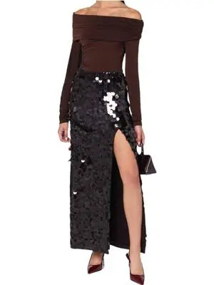 Andamane The Andaman Off-shoulder Ruched Top - Brown