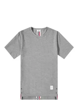 Thom Browne Rwb Stripe T-shirt - Light Gray