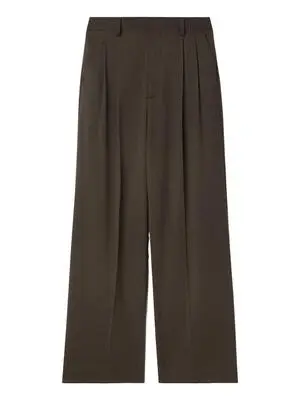 Filippa K Darcey Pleated Wide-leg Trousers - Black