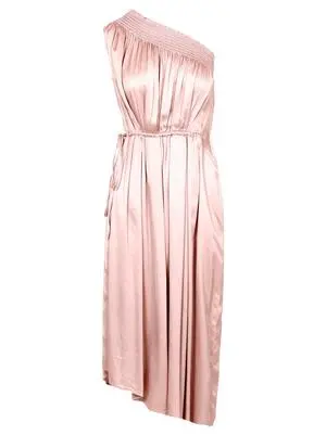N.21 Asymmetrical Draped Midi Dress - Pink