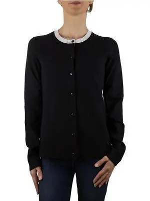 EMPORIO ARMANI Armani Jeans Round Neck Long Sleeve Cardigan
