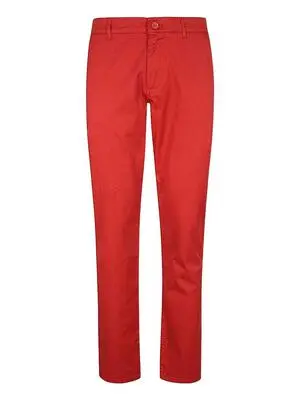 Armani Exchange Casual Pants With Belt Loops - Red