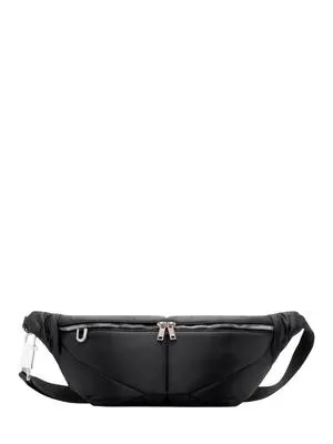 Moncler Quilted Zipped Belt Bag - Black