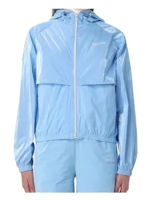 Duvetica Long Sleeve Casual Hooded Jacket - Blue