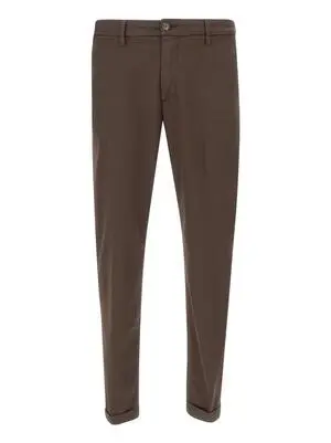 RE-HASH Mucha Slim-fit Chinos - Brown