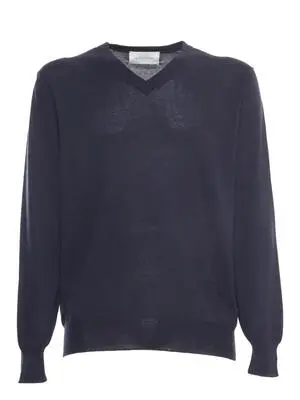 BALLANTYNE V-neck Pullover - Black