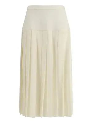 ALESSANDRA RICH Alessandra Rich Pleated Midi Skirt