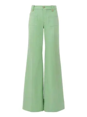 Chloé Cotton Trousers - Green