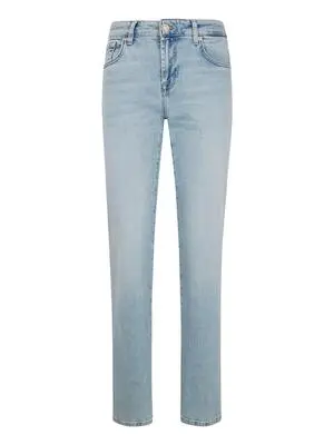 7 For All Mankind Straight Leg Jeans - Gray