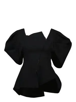 Khaite Quan Crepe Top - Black