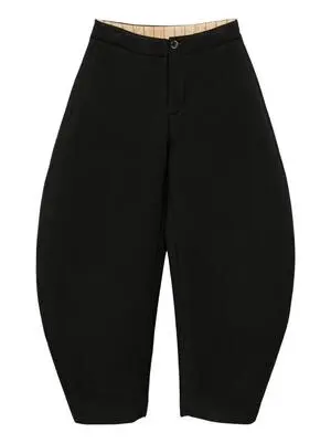 UMA WANG Button Detailed Casual Trousers - Black