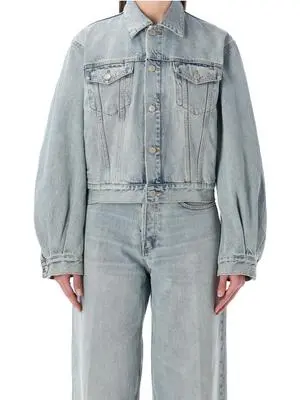 HAIKURE Simon Denim Jacket - Gray