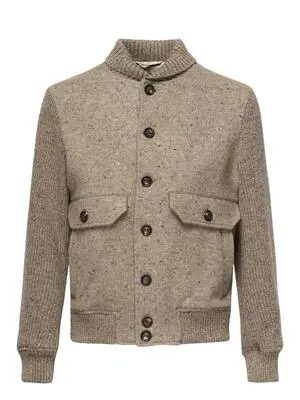 ELEVENTY Eleventy Ribbed Cuff Jacket