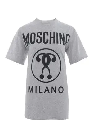 Moschino Moschino Logo Print T-shirt Gray