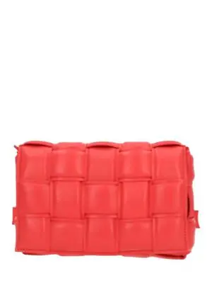 Bottega Veneta Bottega Veneta Padded Cassette Small Crossbody Bag Red