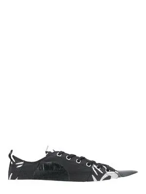 Alexander McQueen Swallow Print Low-top Sneakers - Black